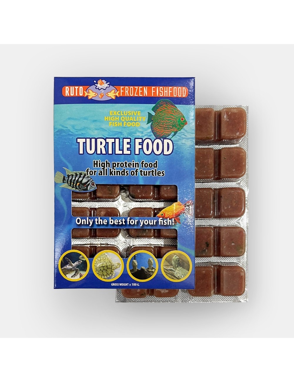 Turtle Food - Bloc - 20x100 g