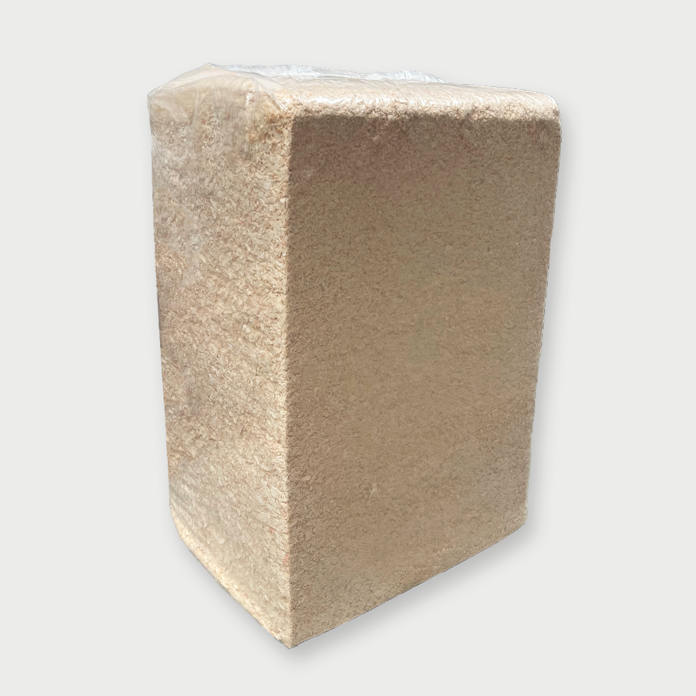 Wood shavings bale